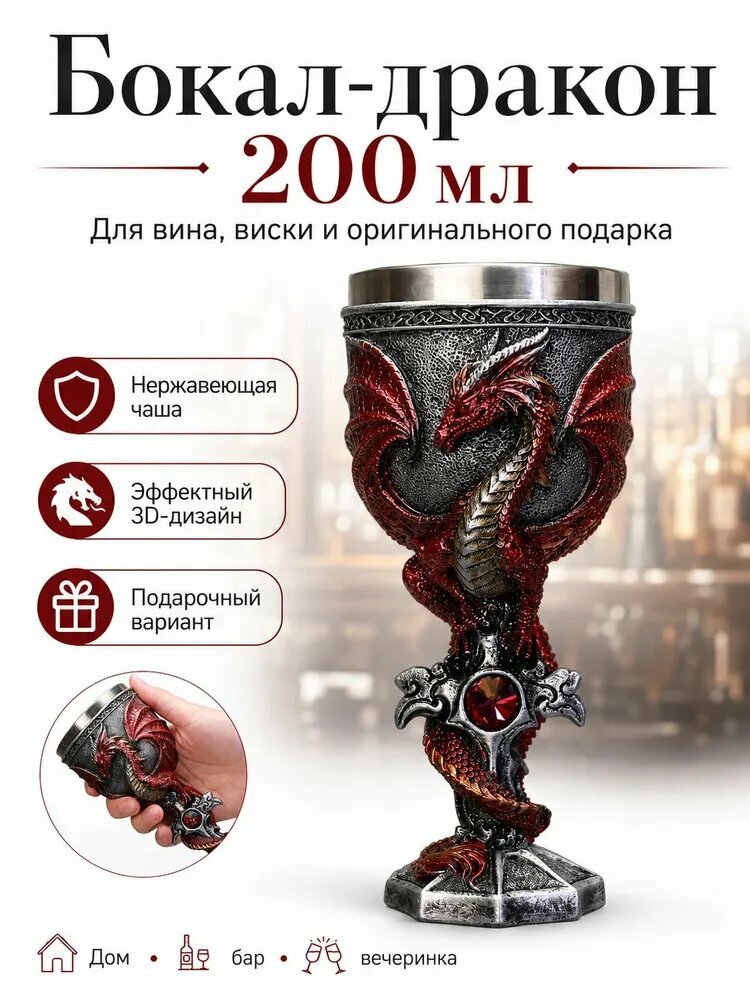 Фужер "Игра престолов" 200 мл, 1 шт
