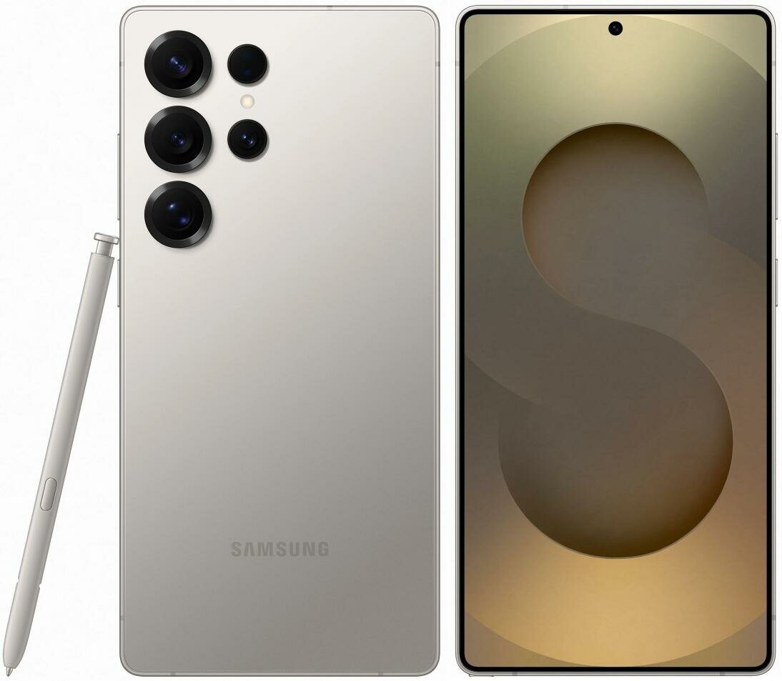 Смартфон Samsung Galaxy S25 Ultra 5G, 12/256Gb, nano SIM+eSIM, Titanium Gray (Серый)