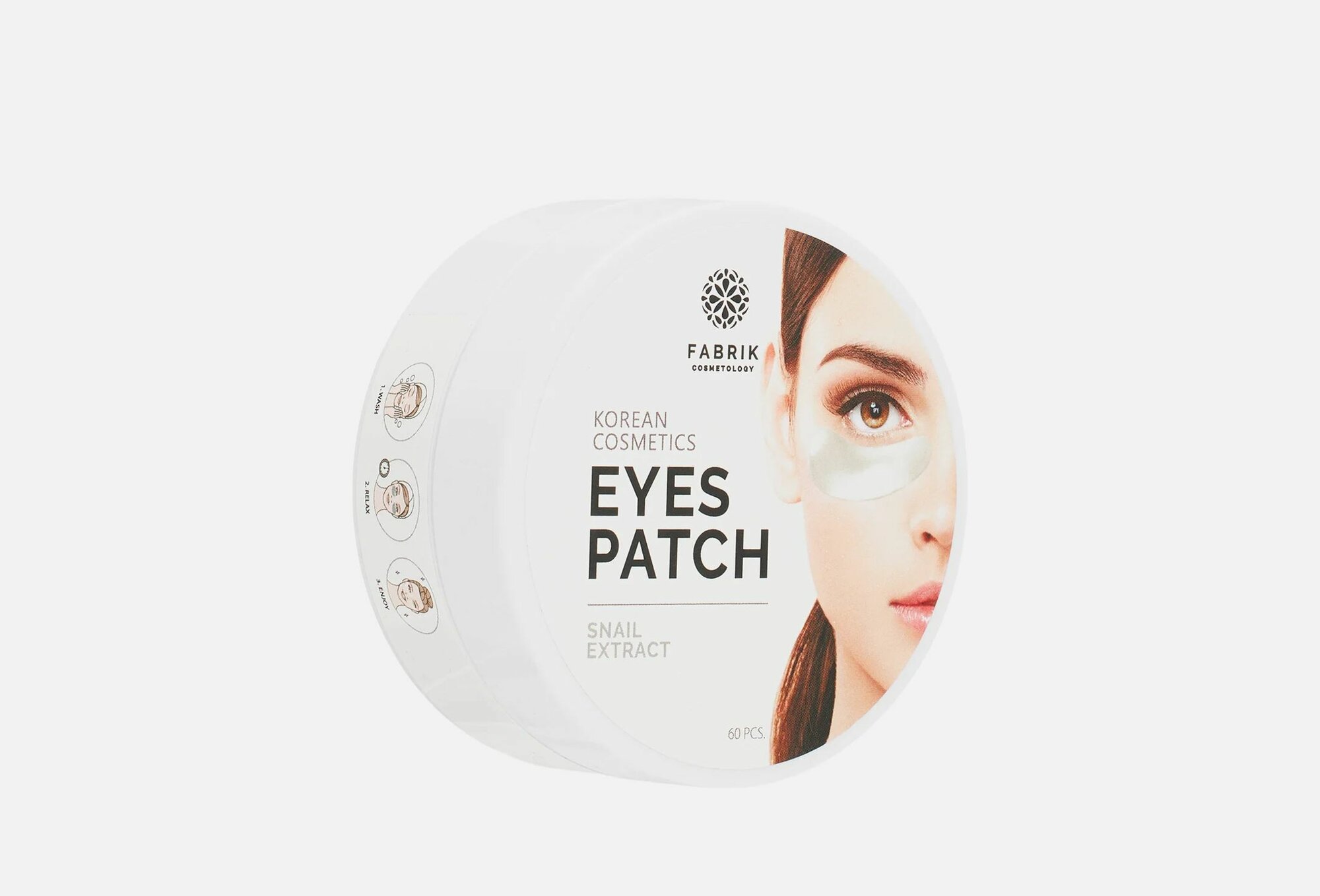 Патчи для кожи вокруг глаз Fabrik cosmetology Snail extract