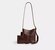 Сумка ведро Coach Bleecker Bucket Bag 21, 2 шт., фактура гладкая, коричневый