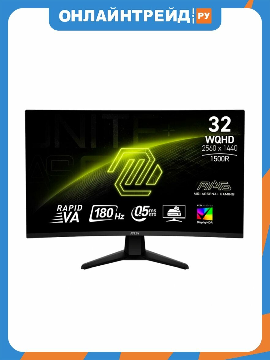 Монитор Msi MAG 32CQ6F 31.5" Black