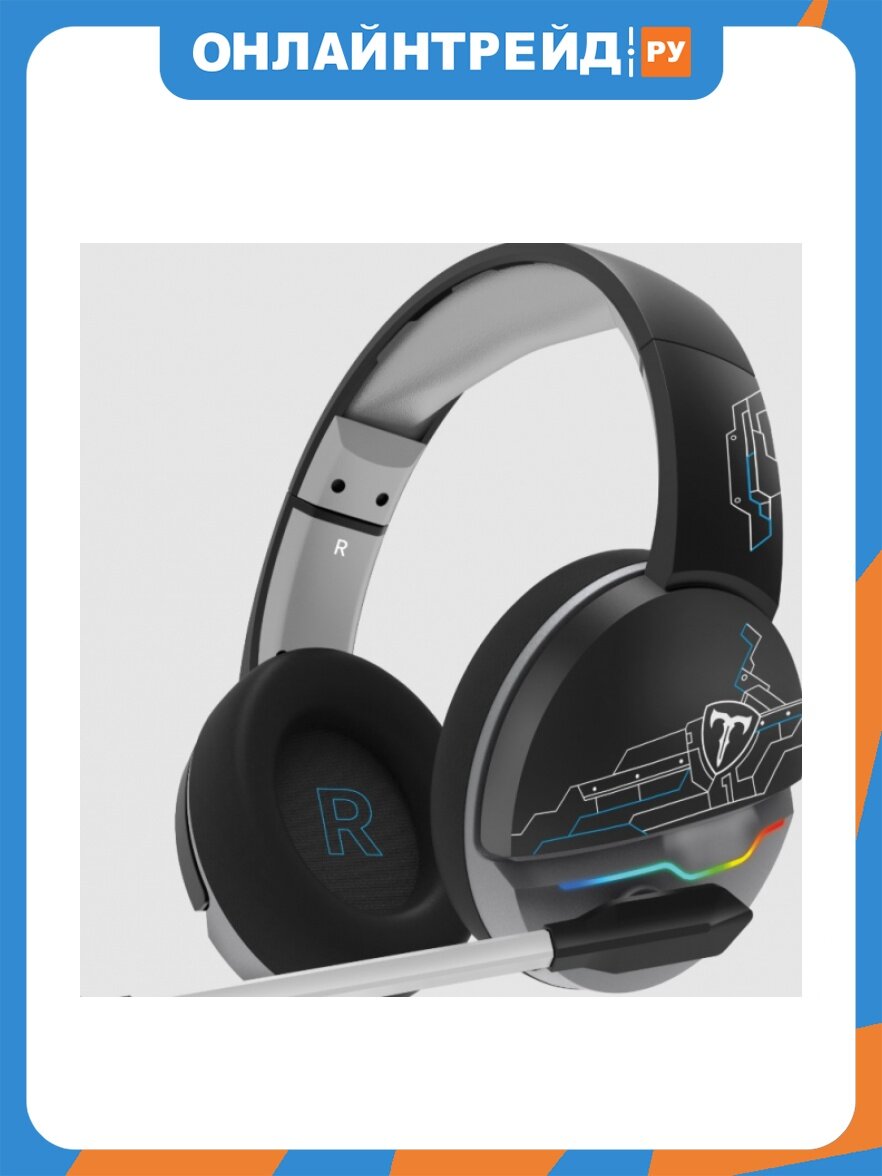 Гарнитура T-line CyberCore Pro, беспроводная (BT/2.4G), черный