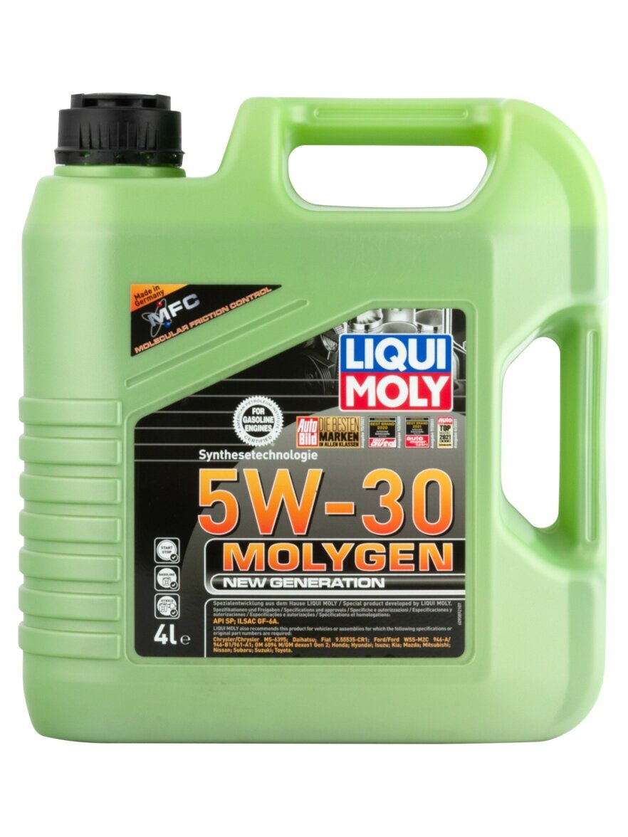 Моторное масло Liqui Moly Molygen New Generation 5W-30 HC-синтетическое 4 л