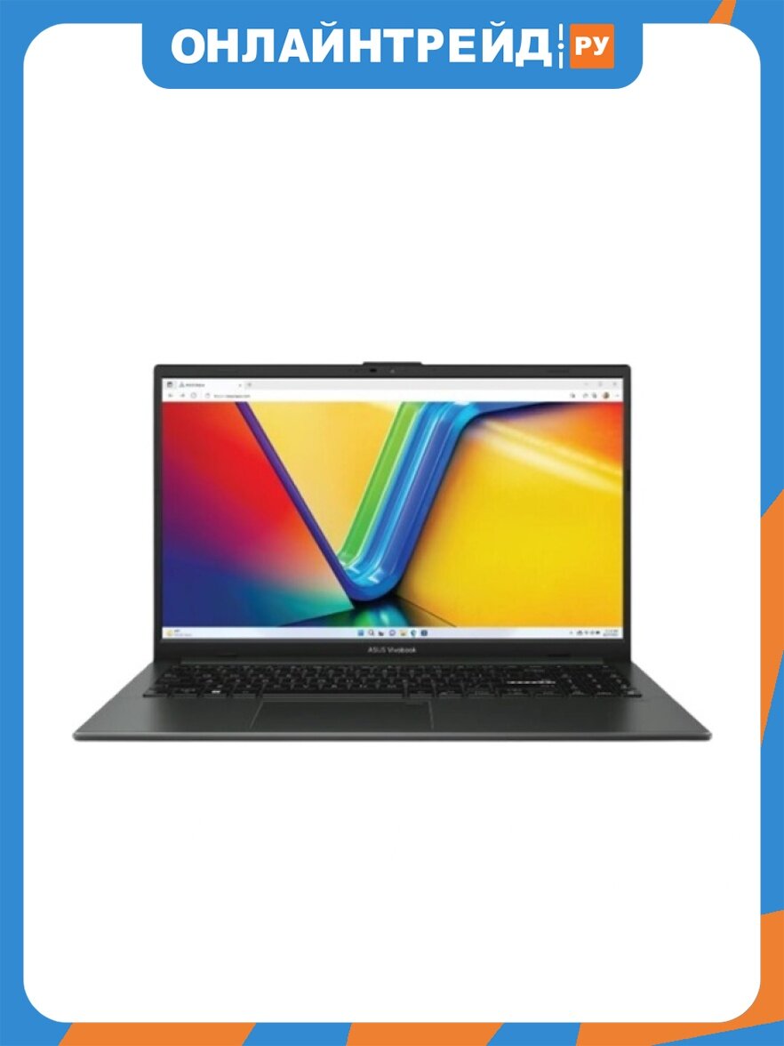 Ноутбук Asus Vivobook Go 15 E1504FA-BQ5032 15.6", IPS, AMD Ryzen 5 40 2.8ГГц, 4-ядерный, 8ГБ LPDDR5, 512ГБ SSD, AMD Radeon 610M, без ОС, черный (90NB0ZR2-M07440)