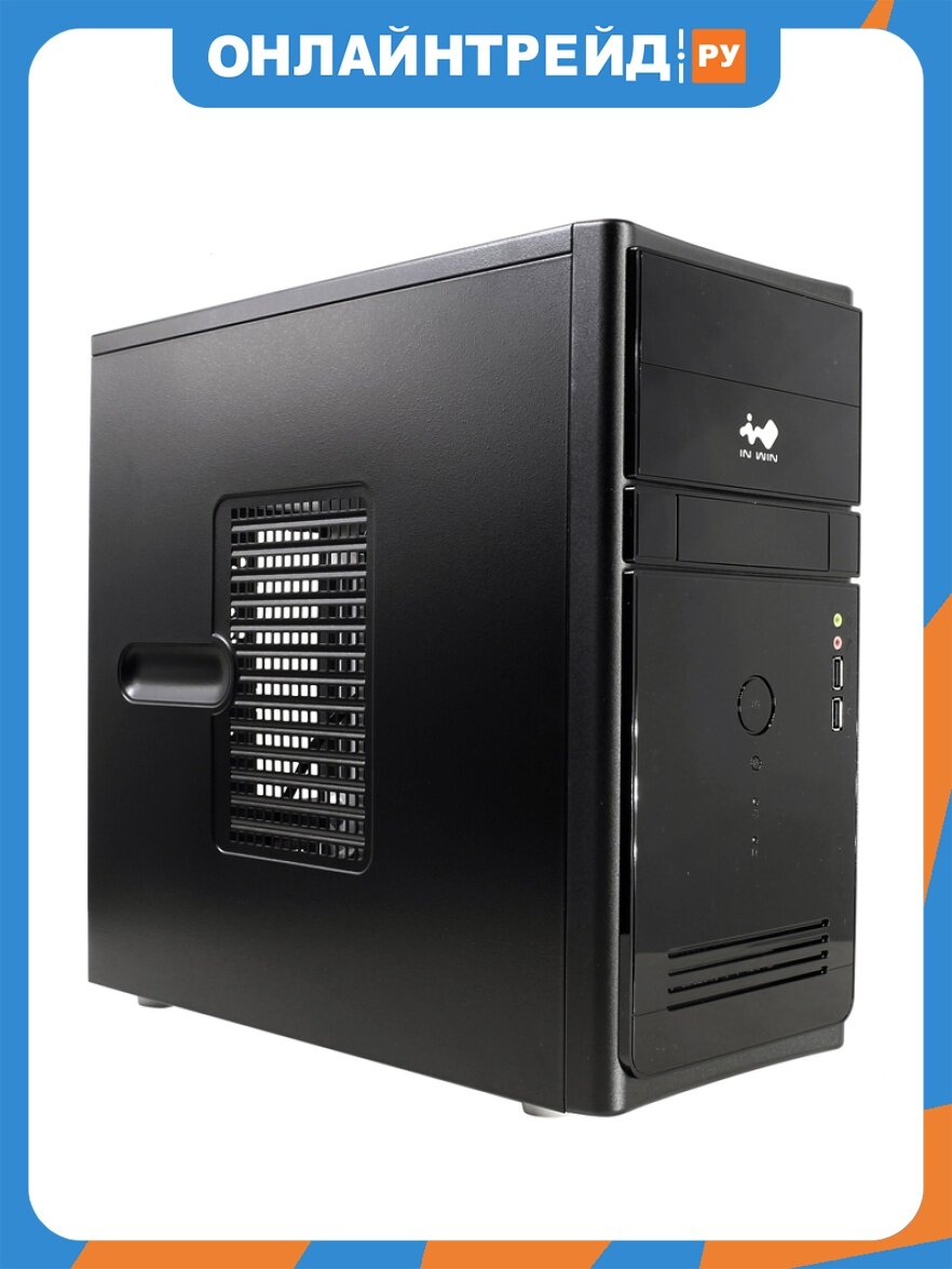 Корпус Inwin ENR021BL Black mATX без БП 6143098