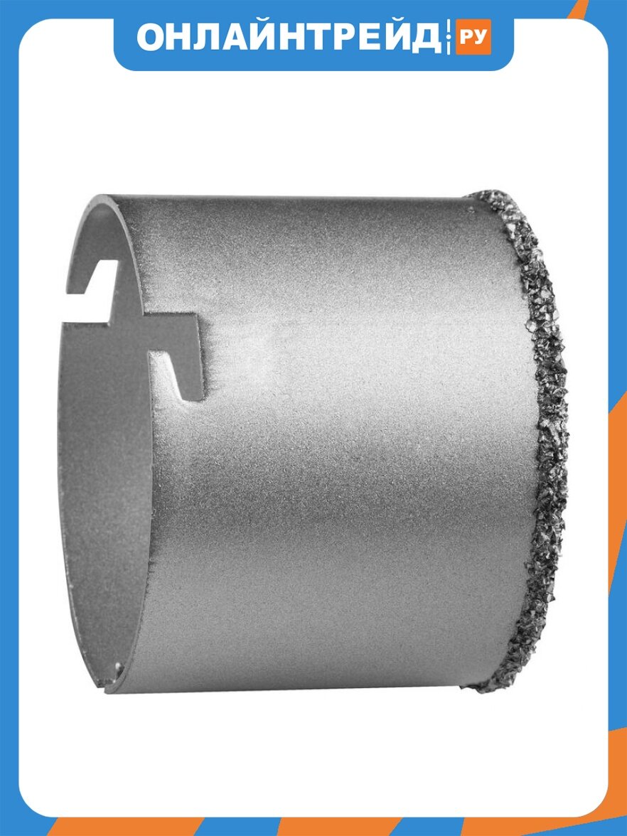 Коронка Kraftool кольцевая, с твердосплавным напылением, 83мм 33401-83