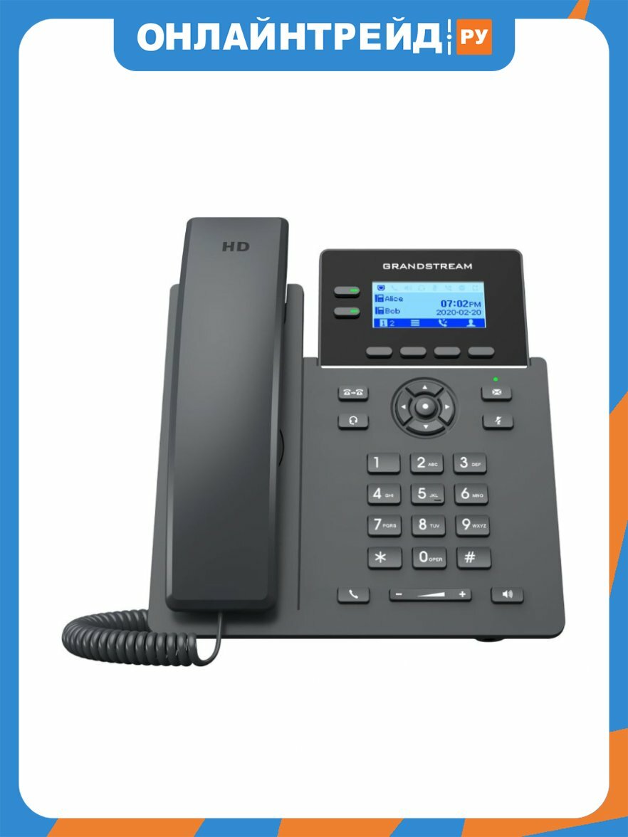 IP Телефон Grandstream GRP2602W Black