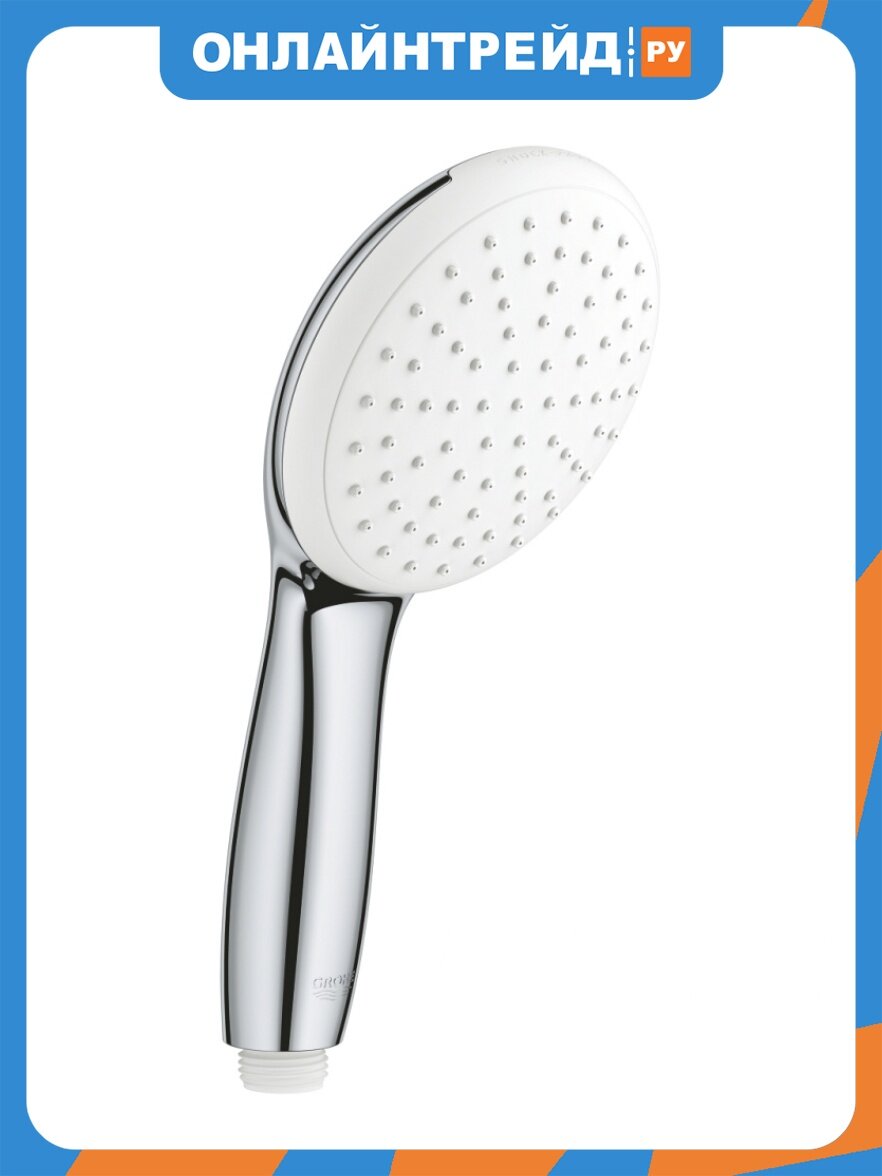 Ручной душ Grohe Tempesta 110, 1 режим струи, 16.6 л/мин, хром 27852003
