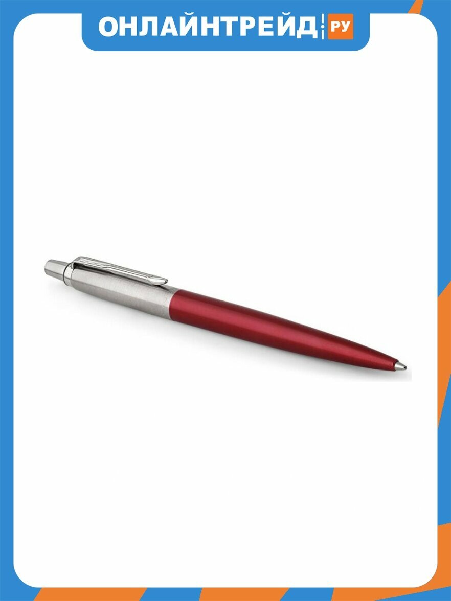 Ручка шариковая Parker Jotter Core K63 (1953187) Kensington Red CT M синие чернила подар. кор.