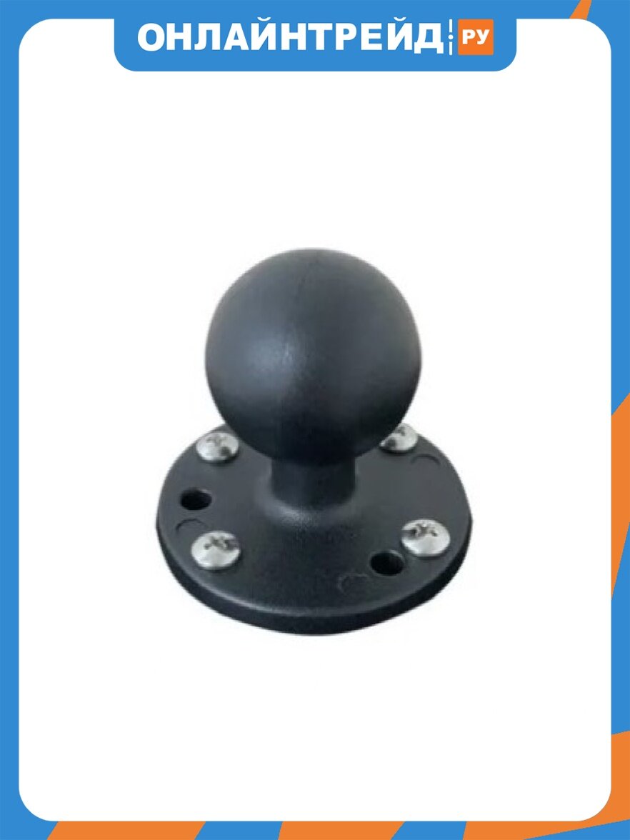 Крепление Urovo на погрузчик, шарнир 1.5 дюйм, круглое основание / 1,5" metal rotating head with round base