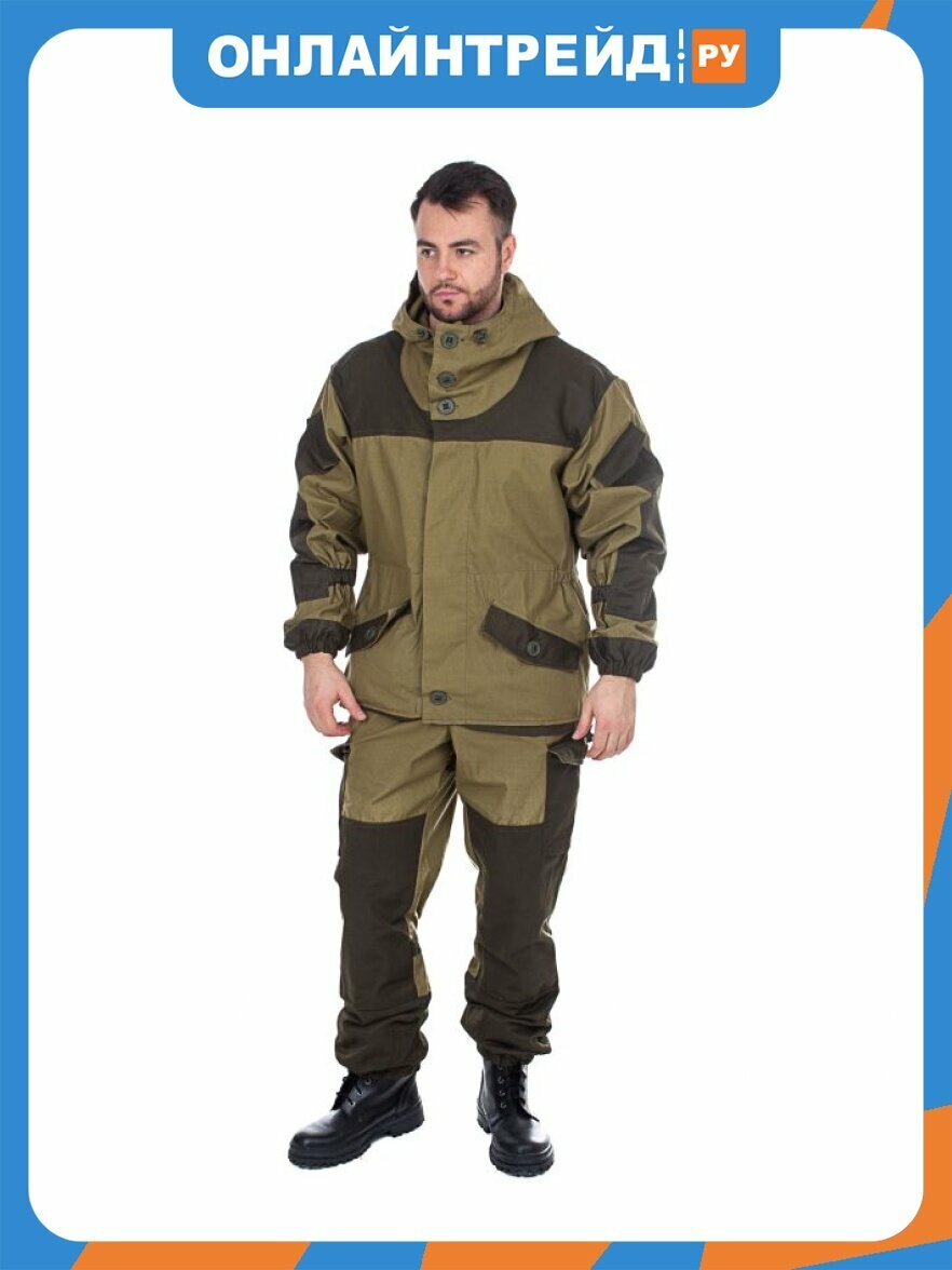 Костюм летний Huntsman Горка-3, Хаки, Палатка/Грета, размер 48-50, рост 170-176 см