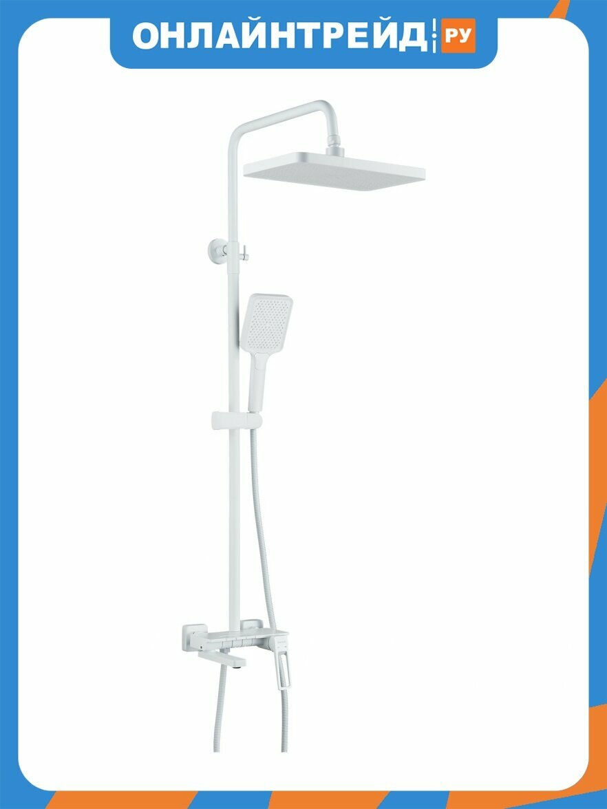 Душевая система Shevanik S6826C, белый