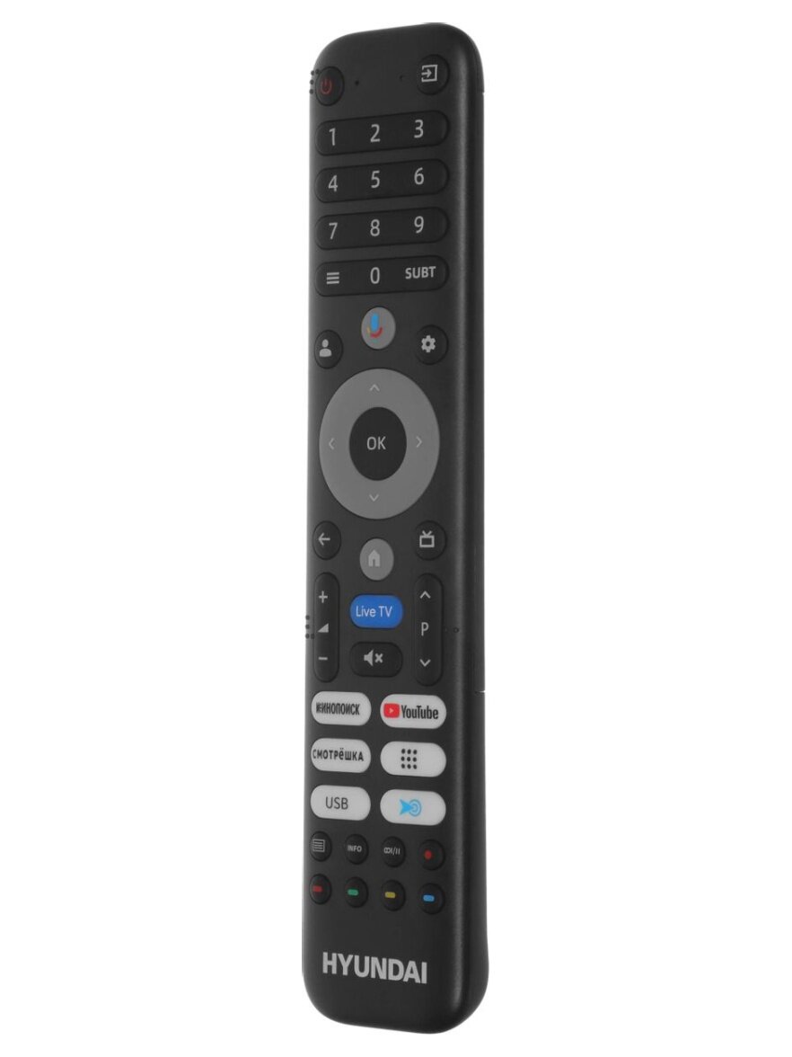 Телевизор Hyundai H-LED32BS5011, Google TV Frameless Metal, черный