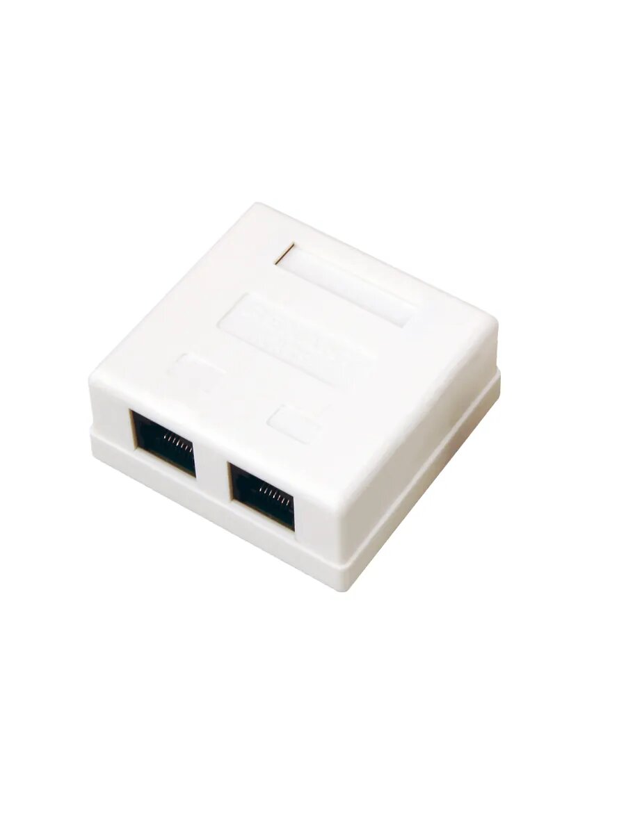 Розетка компьютерная RJ-45, X-line, 8P-8C, 2 порта