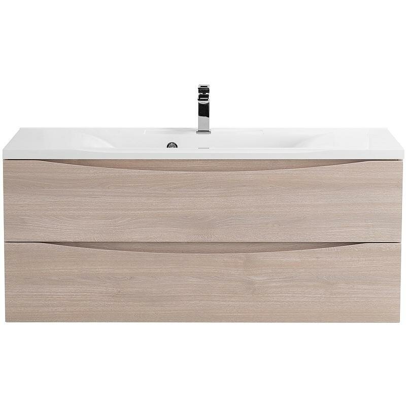 Тумба под раковину BelBagno Marino 110 MARINO-1100-2C-SO-RG-P подвесная Rovere Grigio