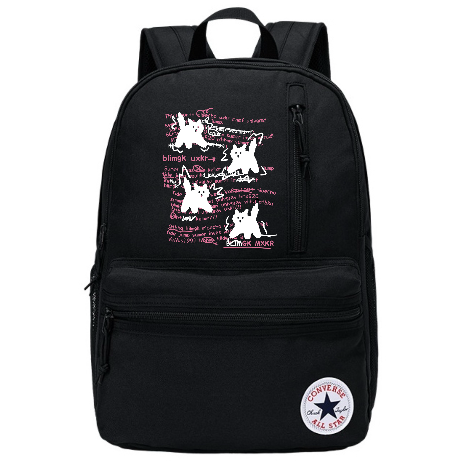 Рюкзак унисекс Converse Polyester Backpack Regular, черный