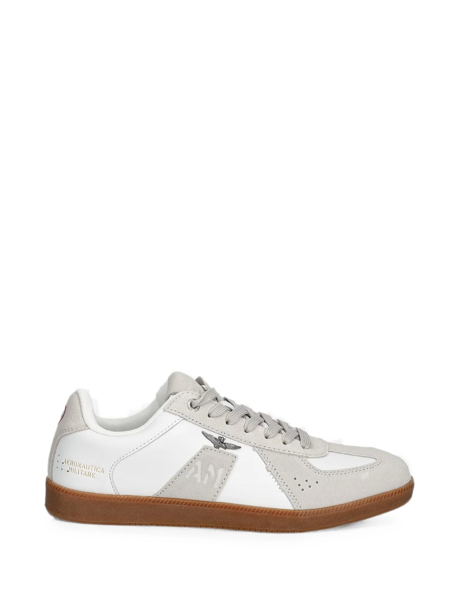 Кроссовки Logo-plaque panelled low-top sneakers