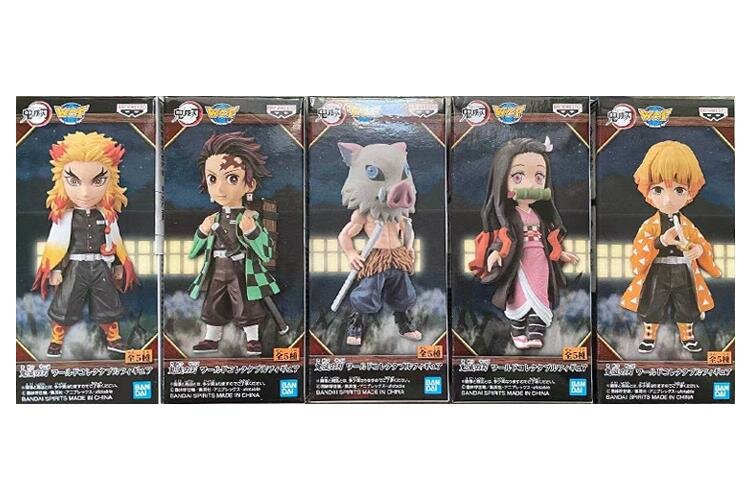 Фигурки унисекс BANPRESTO WCF "Клинок, рассекающий демонов: Поезд "Бесконечный", капсульные игрушки