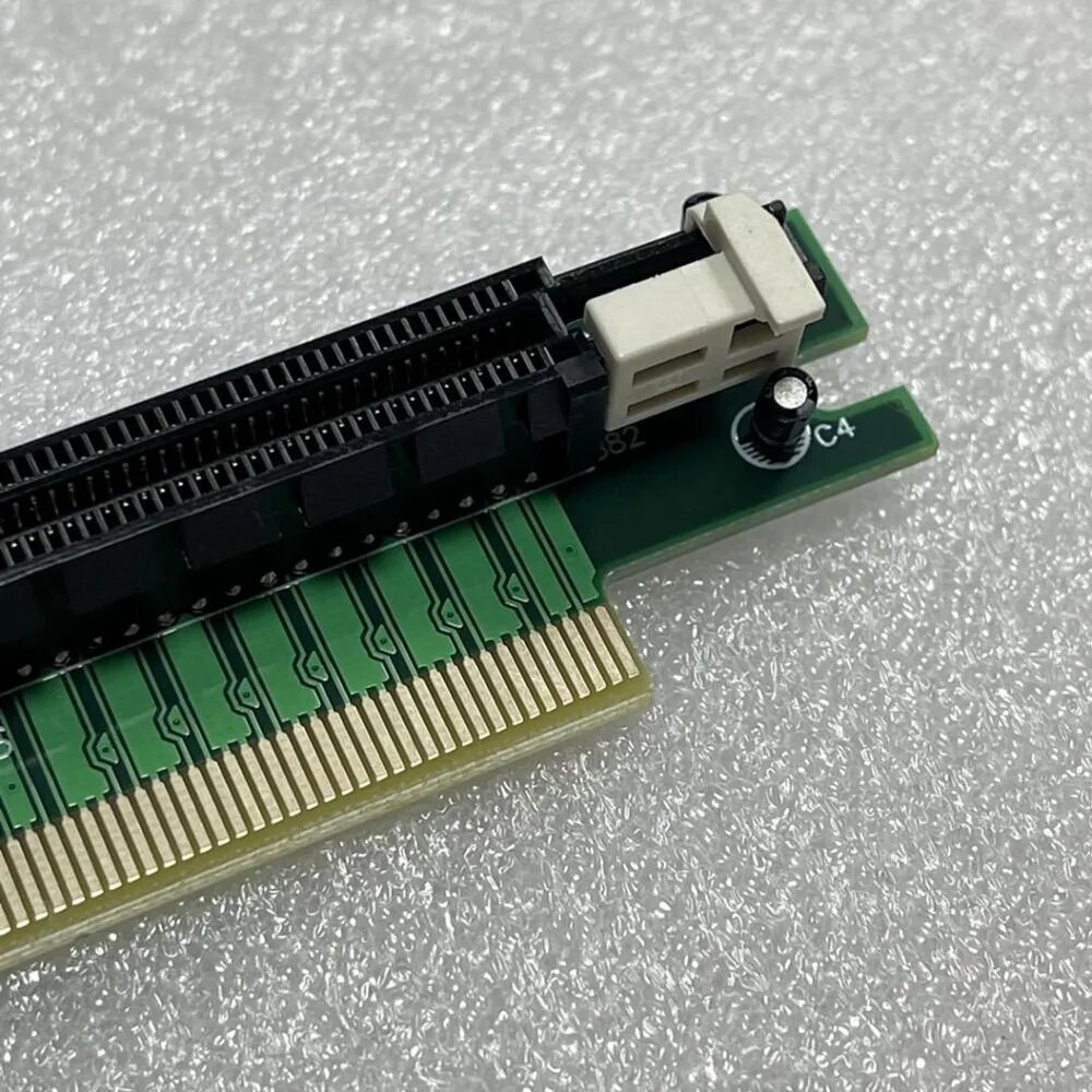 Кабель для компьютерной периферии, черный матовый PCI-E 16X Riser Card 90 градусов