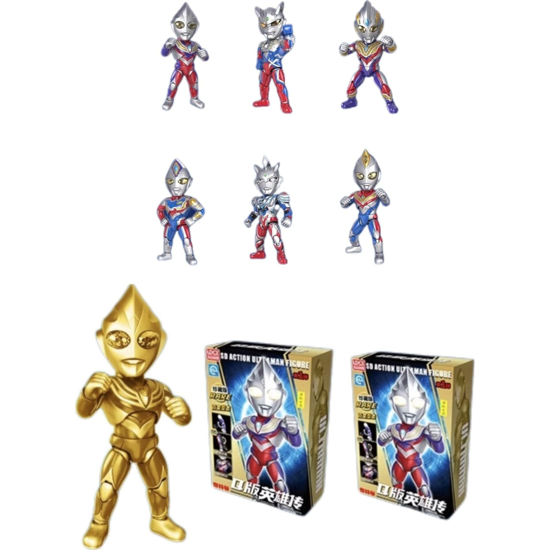 Чиби бокс унисекс Spiritual Creations Ultraman Tiga, Single Box, 2 шт.