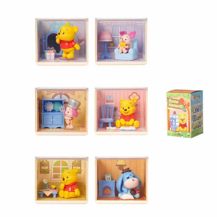 Коллекционные боксы унисекс MINISO x Disney Winnie The Pooh At Home Moments, Single Blind Box (Random Style)