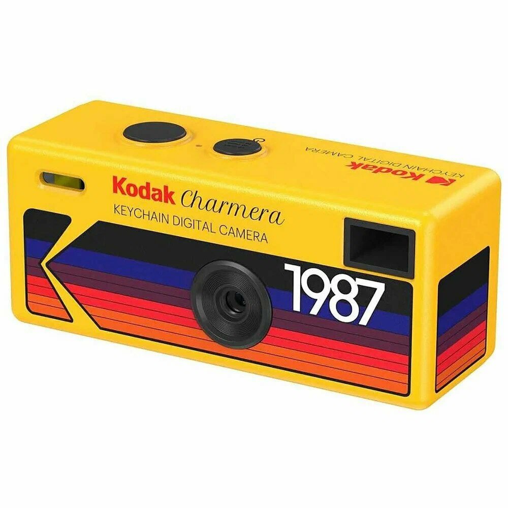 Цифровая мини-камера-брелок, ретро-дизайн KODAK CHARMERA 1987 Key