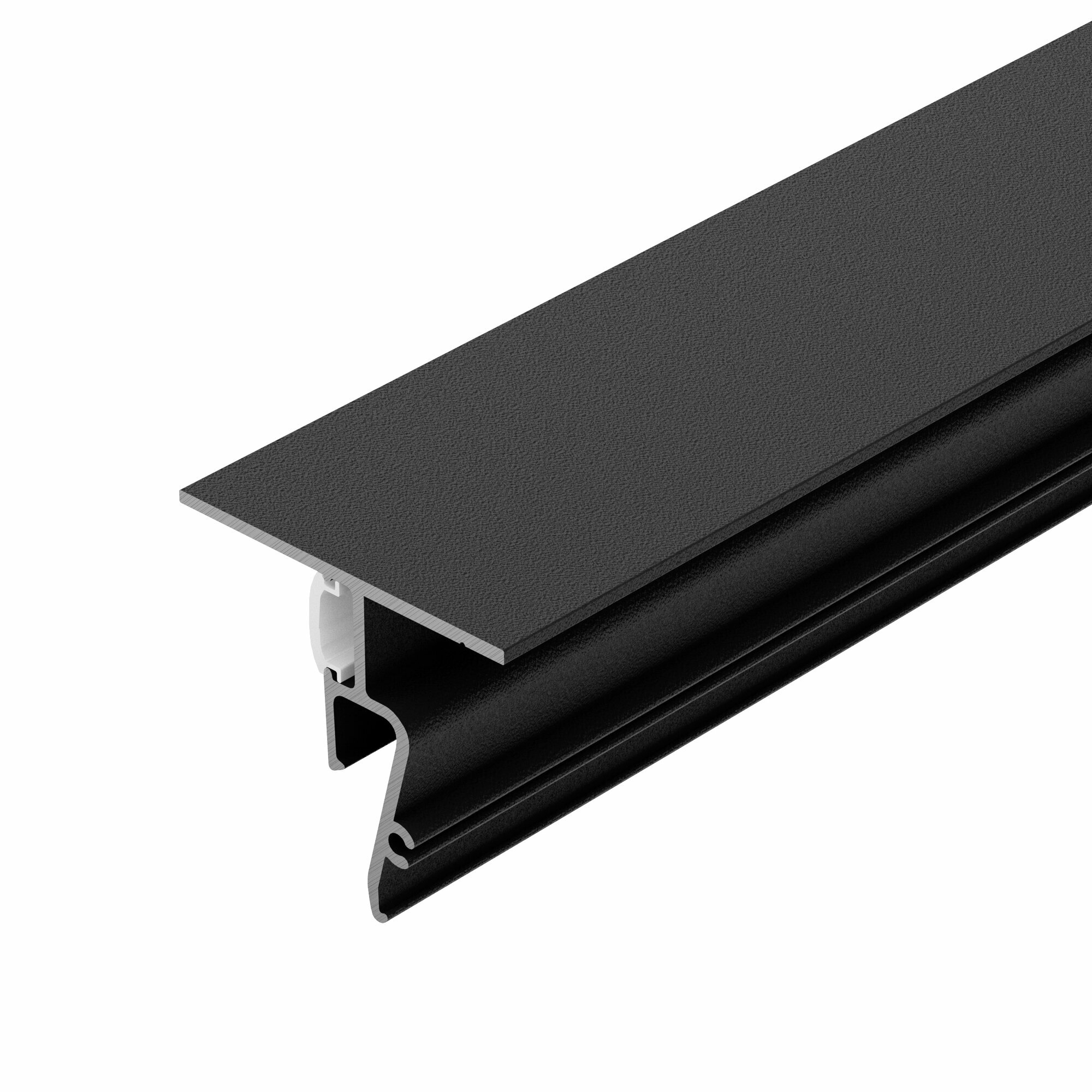 Профиль для светодиодной ленты Arlight Профиль STRETCH-SHADOW-M-CEIL-2000 BLACK (A2-CONTOUR-PRO) (Arlight, Алюминий), 2м