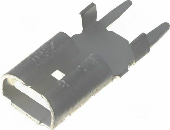 FIX&FASTEN PCFS250L Наконечник плоский, 6,3мм, "мама", THT, латунь, луженые, Шаг 5мм, 1шт