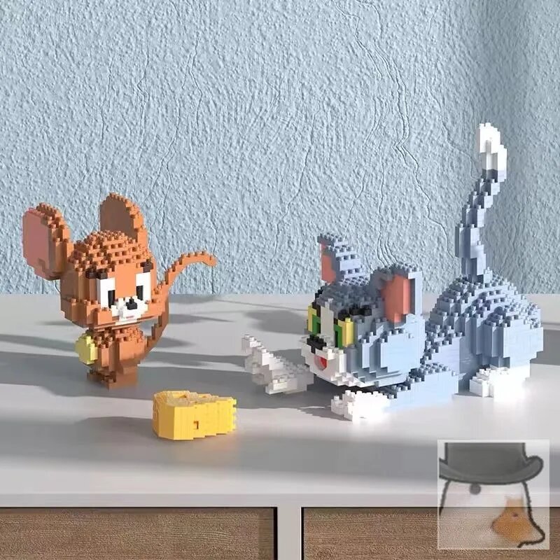 Пластиковый конструктор 3D/Том и Джерри