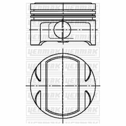 Поршень к-т 82,6 1 C 2.5XE / Calibra 2. 0120602 94954620 Yenmak 3104218100 для Opel Calibra, Omega, Vectra; Saab 900 II