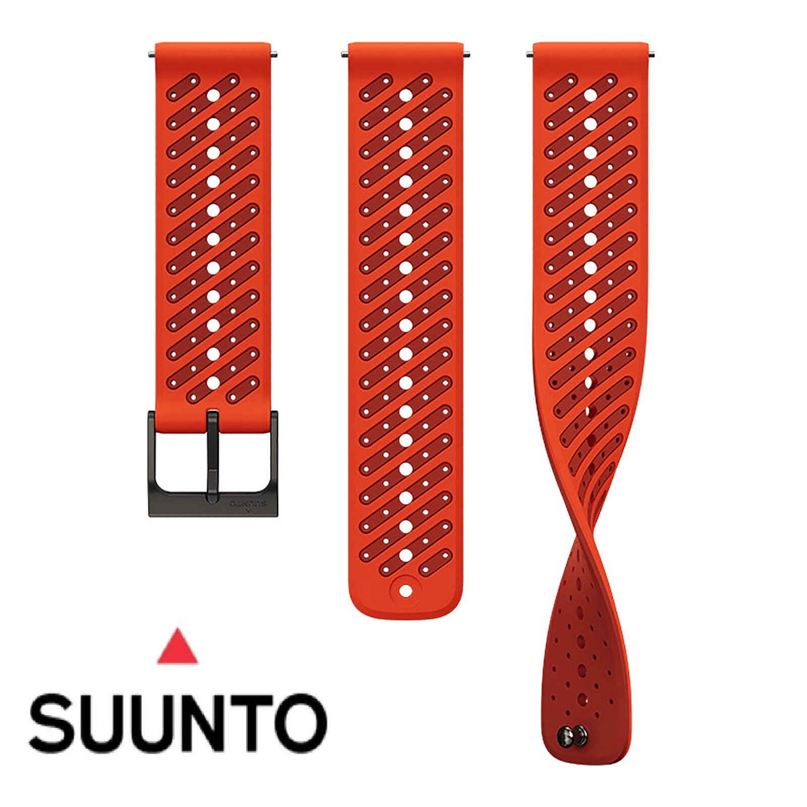SUUNTO RACE2 22MM Силиконовый ремешок, Дышащий, сверхлегкий, быстросохнущий, Благоприятный для кожи