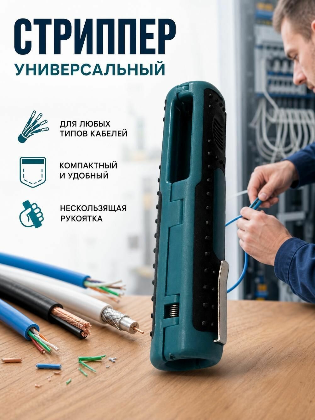 Стриппер для проводов