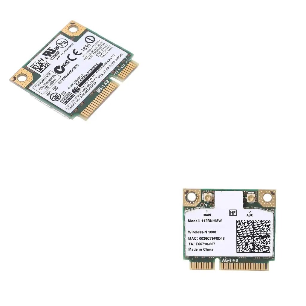 Беспроводная сетевая карта Centrino Wireless-N 1000 300 Мбит/с PCI-e