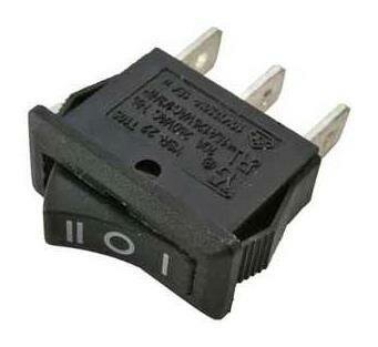 Клавишный 31х14 3pin 3позиции черный KCD3 On-Off-On 15A/250V выключатель рокерный (Переключатель коромысловый)