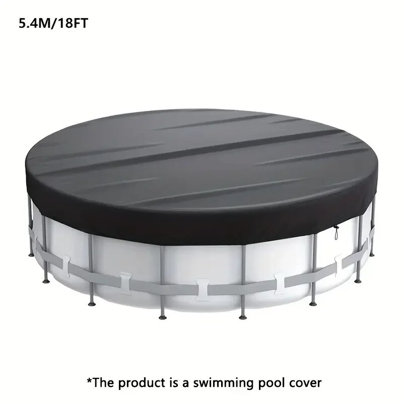 Крышка для бассейна 5.4м (18ft) черная