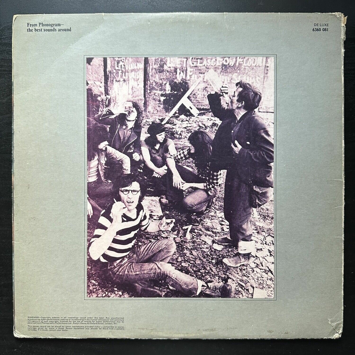 Виниловая пластинка The Sensational Alex Harvey Band Framed (Англия 1973г.)