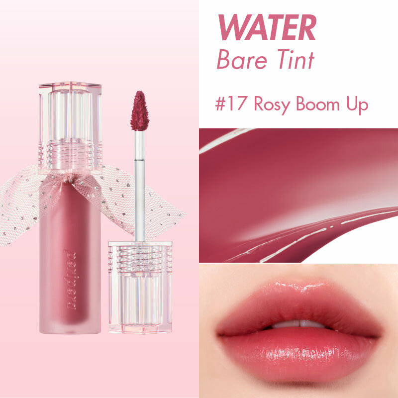 PERIPERA WATER BARE TINT #17 Rosy Boom Up Тинт для губ помада для губ корейская косметика