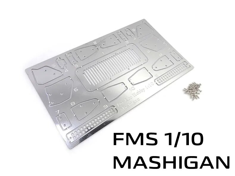 Металлический воздухозаборник FMS MASHIGAN 1/10, Decorative parts6