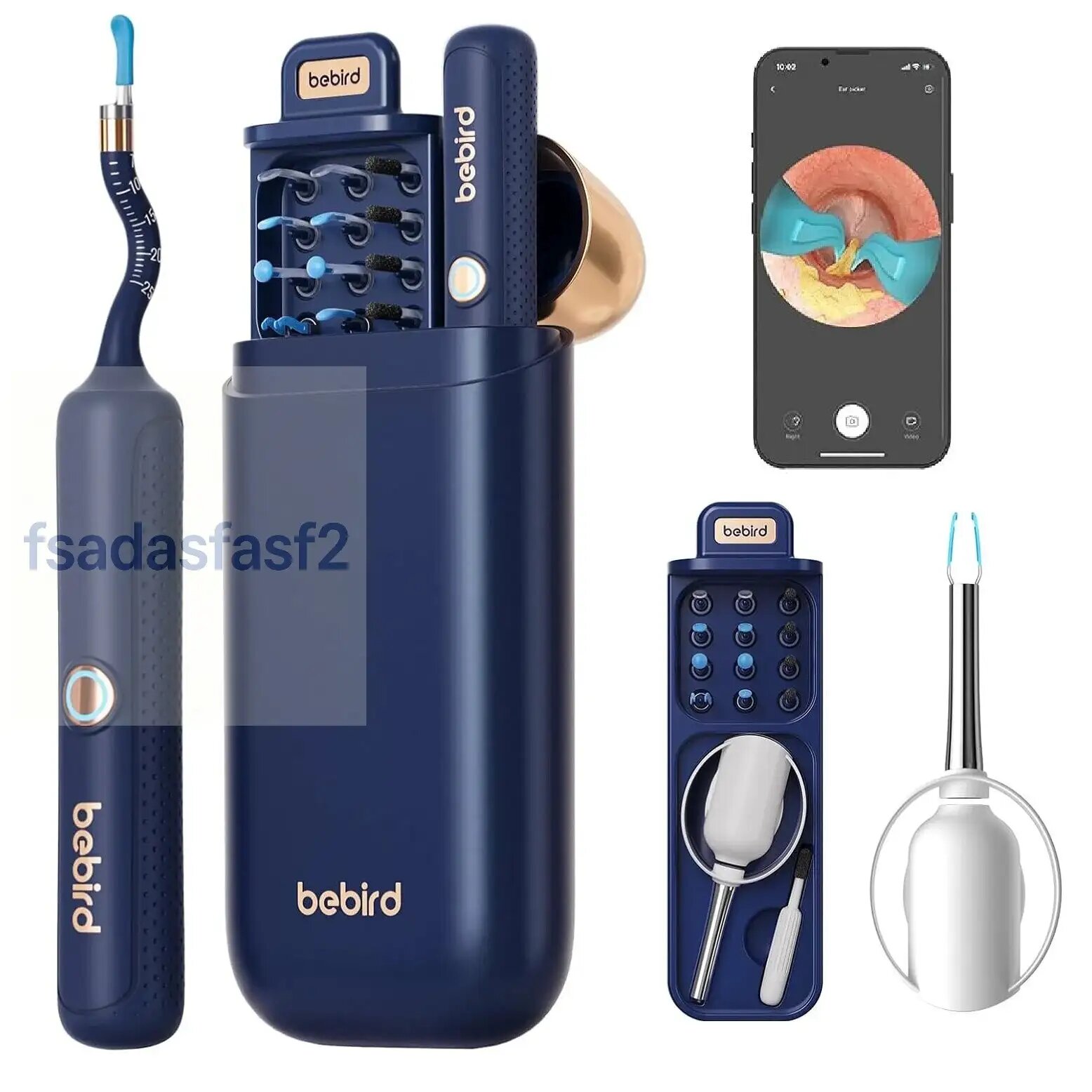 Bebird EarSight Plus3 камера для чистки ушей, Синий