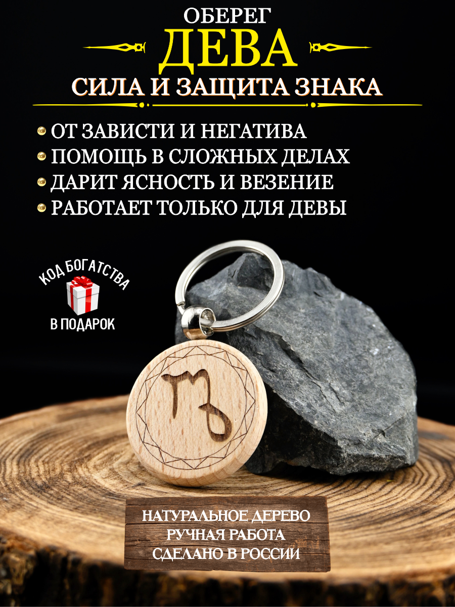 Оберег от сглаза и порчи, талисман по знаку зодиака Дева, брелок
