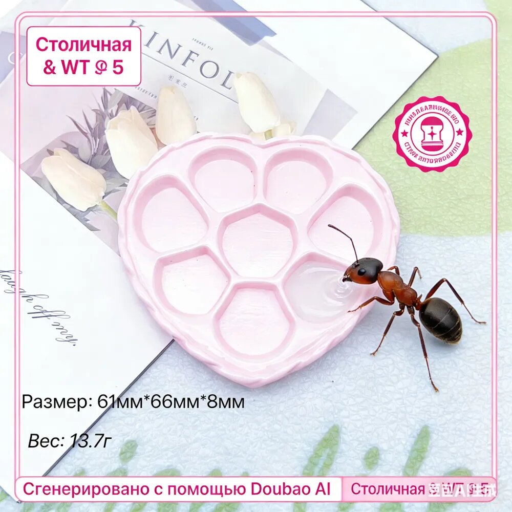 Кормушка для муравьев, питающаяся водой