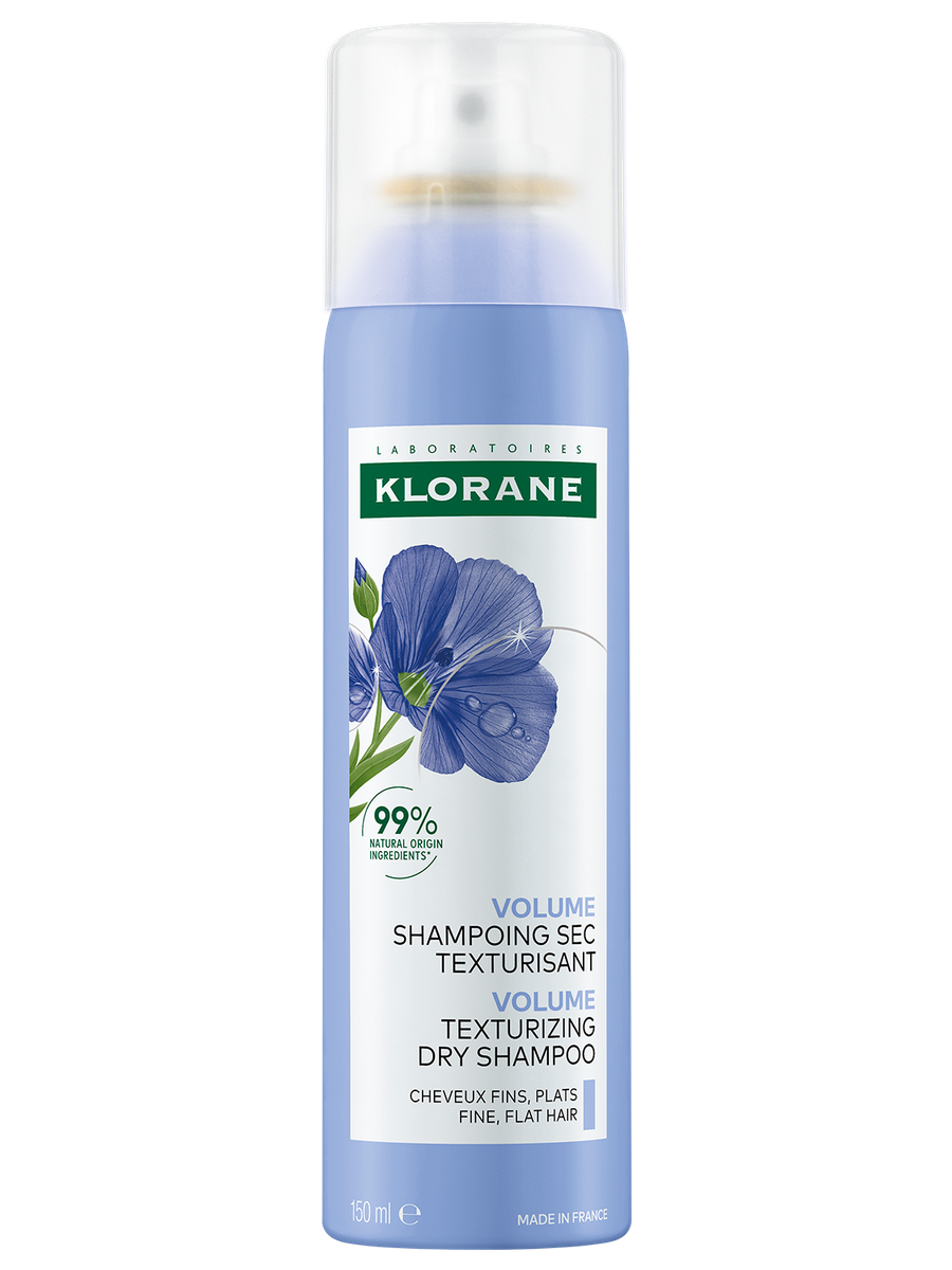 Клоран ЛЕН Текстурирующий сухой шампунь для объема волос, 150мл | KLORANE Dry Shampoo Volume