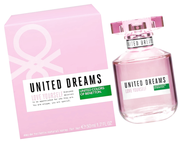 Eau de toilette Benetton United Dreams Love Yourself 50 мл для женщин