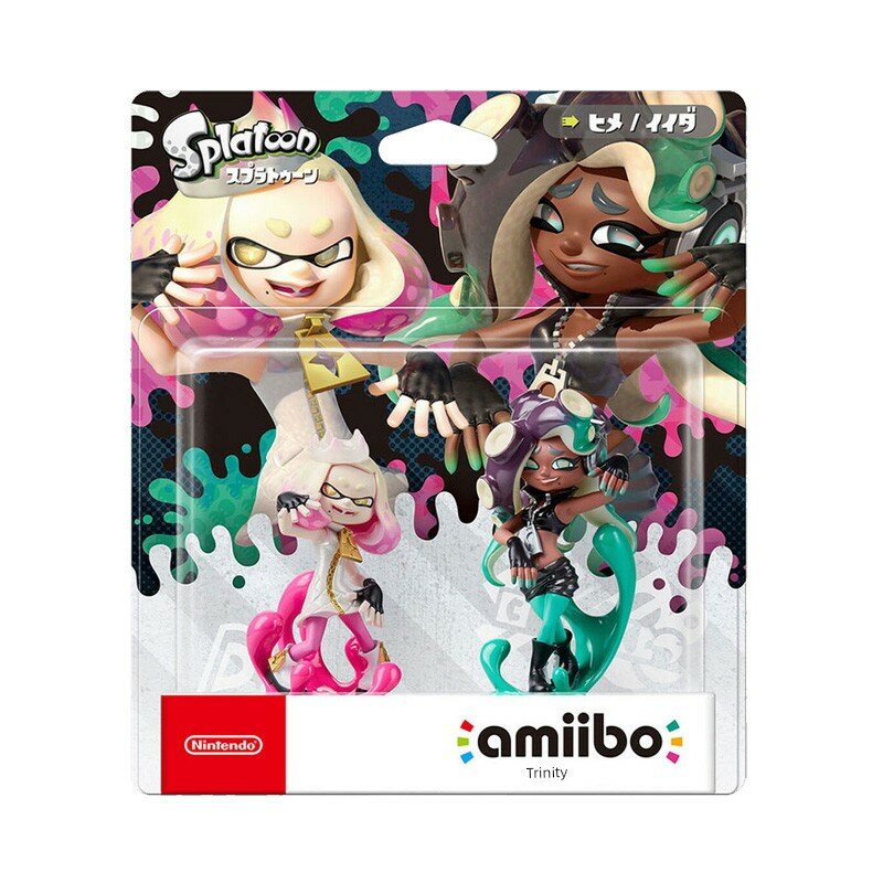 Фигурка Марии черно-белая, вариация цвета из серии Splatoon 3, высота 9 см, коллекционная