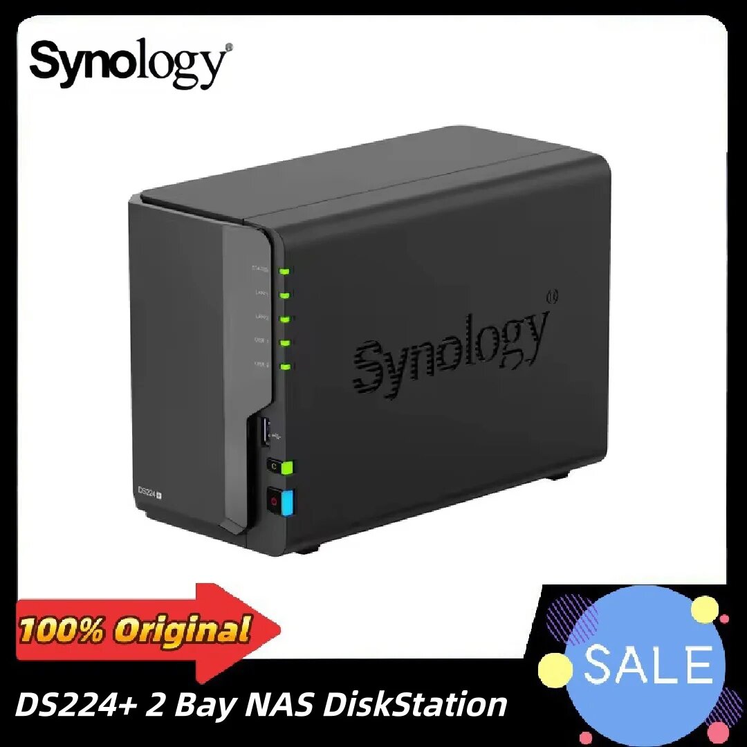 Synology DS224+ сетевое хранилище