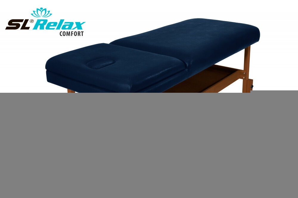 Массажный стол Relax Comfort синяя кожа (№4)