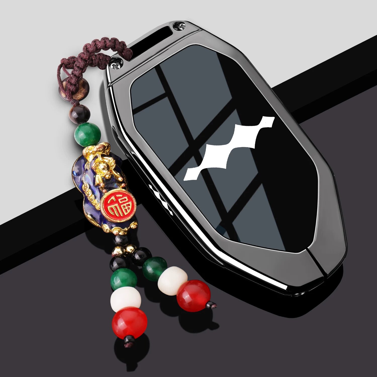 2025 BYD Yangzhou Titanium 7 Чехол для ключей с ключевым корпусом, замком Пицю и передней-задней силиконовой защитой,