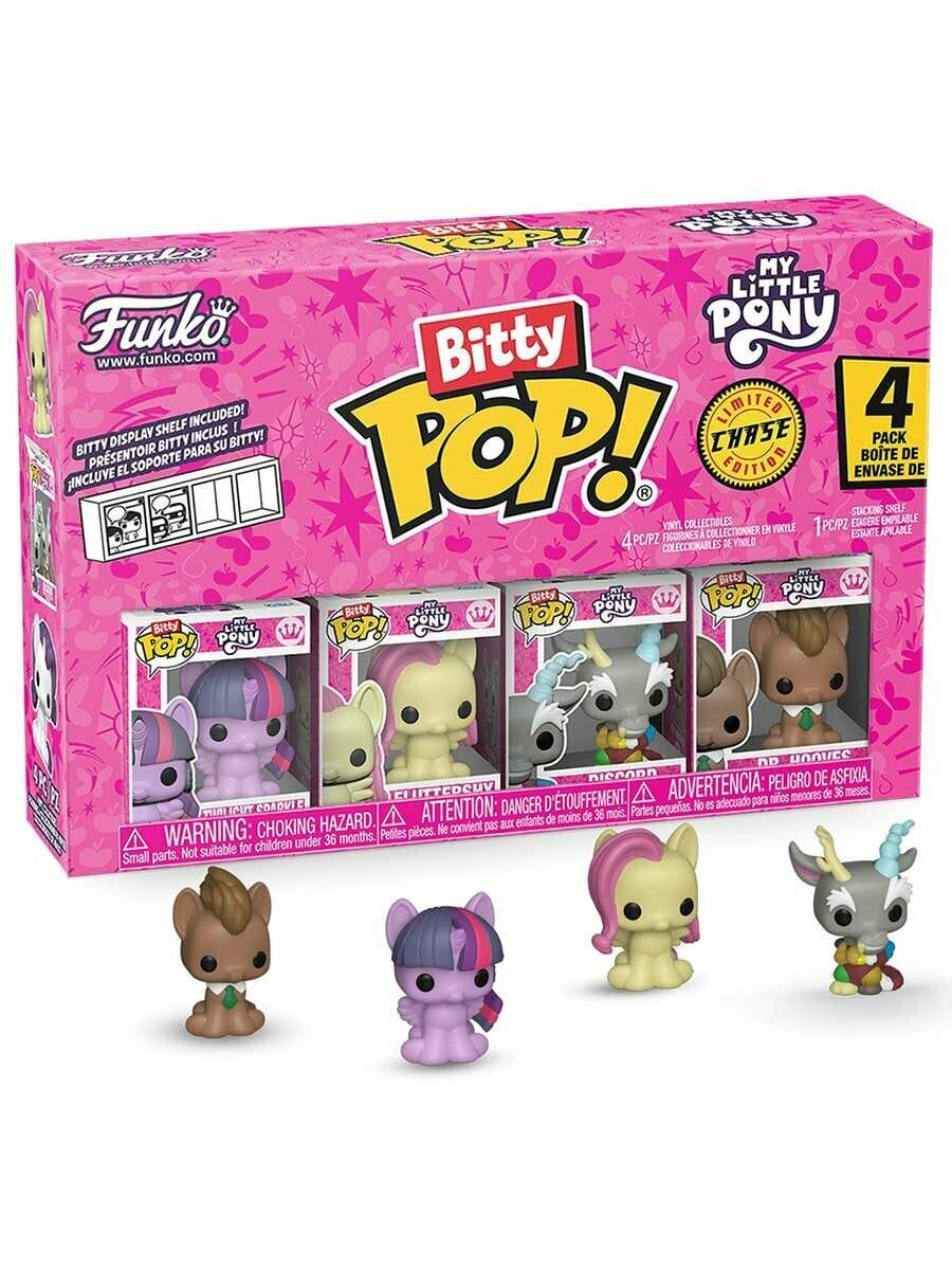 Набор Funko Bitty POP! My Little Pony Twilight+Fluttershy+Discord+Dr. Hooves 4шт 89580
