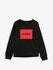 Толстовка HUGO Logo-print sweatshirt, размер 12 лет, черный