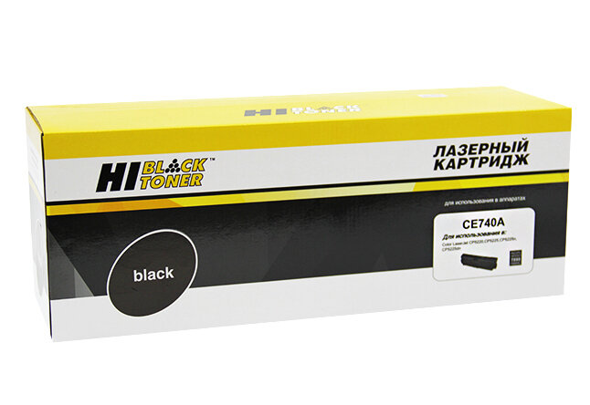 Картридж Hi-Black (HB-CE740A) для HP CLJ CP5220, 5225, 5225n, 5225dn, Восстанов, Bk, 7K